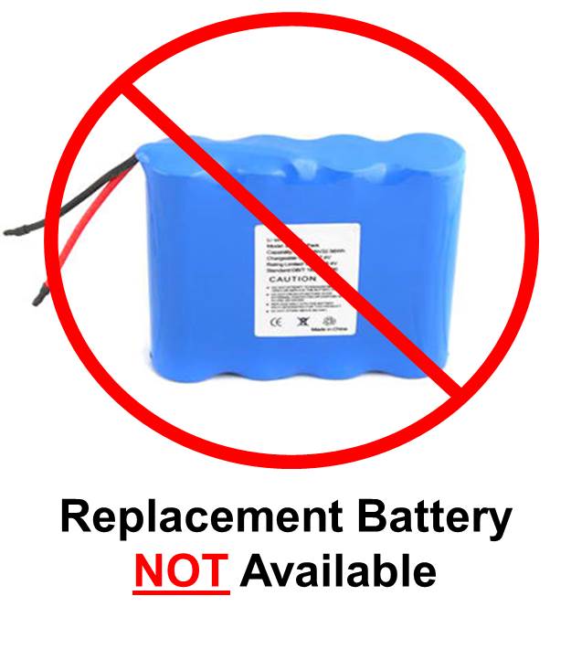 NO-REPLACEMENT: Replacement battery not available – Bayco Products
