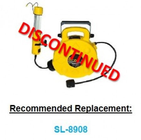 SL-8907: 13w Fluorescent Work Light/Spotlight w/Single Outle...